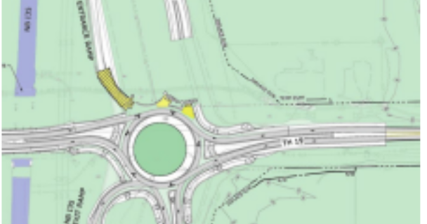Roundabout construction: One ramp opens, the other closes | News ...