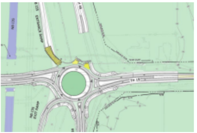 Roundabout construction: One ramp opens, the other closes | News ...