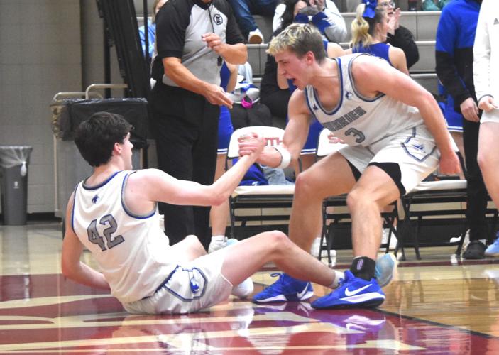 Huskies complete section playoff upset with last second buzzer beater ...