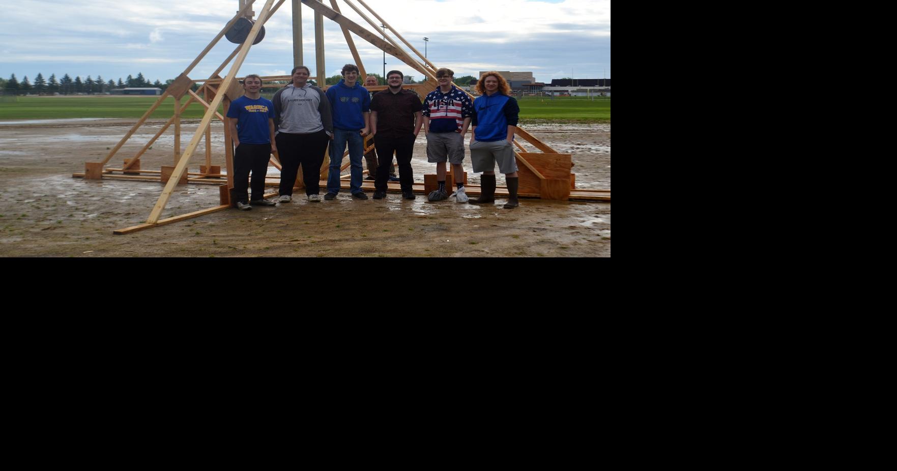 AP physics builds largest trebuchet to date | News | southernminn.com