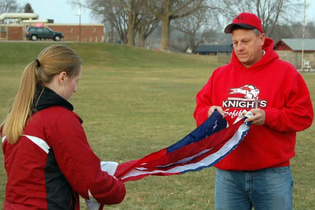 Wanamingo Veterans dedicate new flag pole at park | Business ...