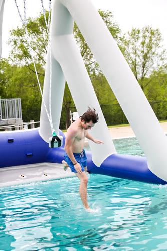Mega-size inflatables bring big fun to the city's aquatic center | News ...