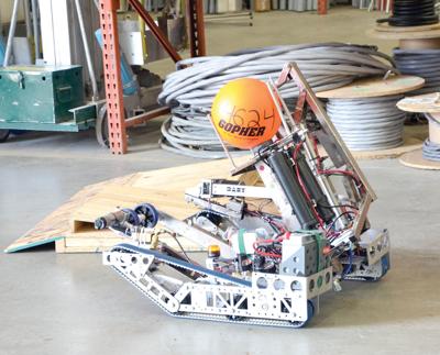 OHS robotics team shows off robot during R&K Electric's 45-year anniversary celebration | News ...