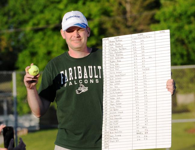 GALLERY: FHS girls tennis coach Darren Iverson breaks world record for ...
