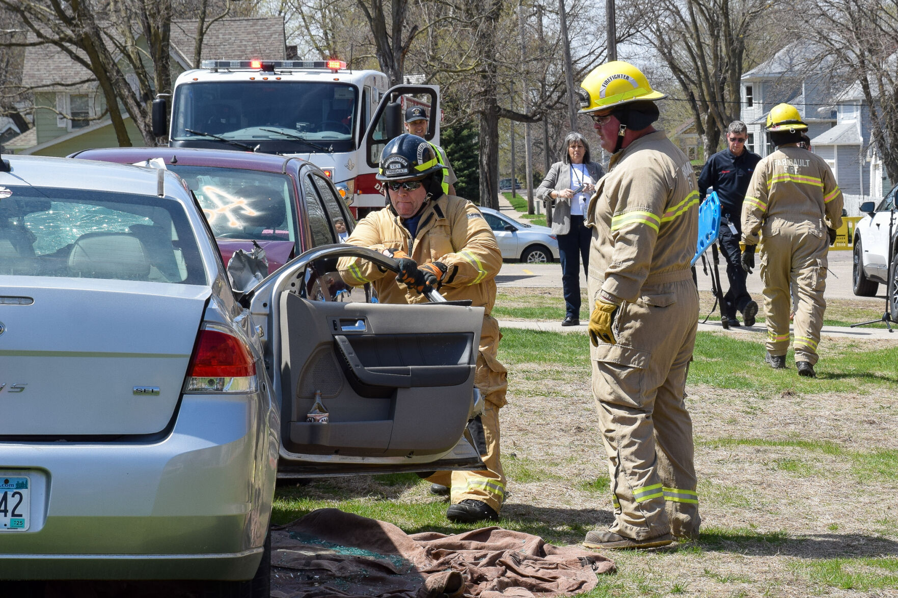BA hosts mock crash to teach students dangers of driving impaired ...