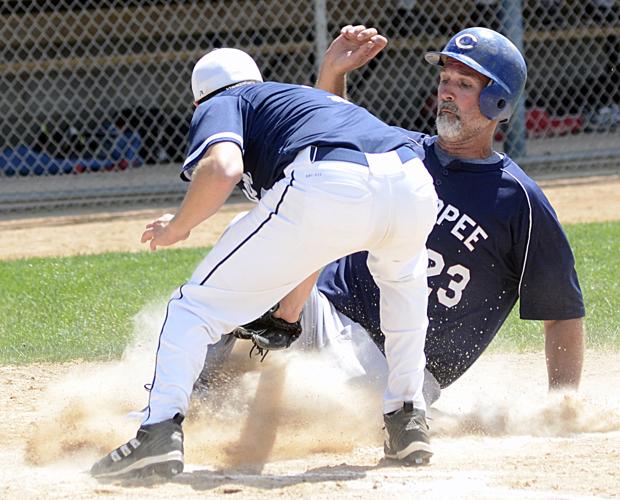Defending state champs top St. Peter over-35 baseball 5-1 | Sports ...