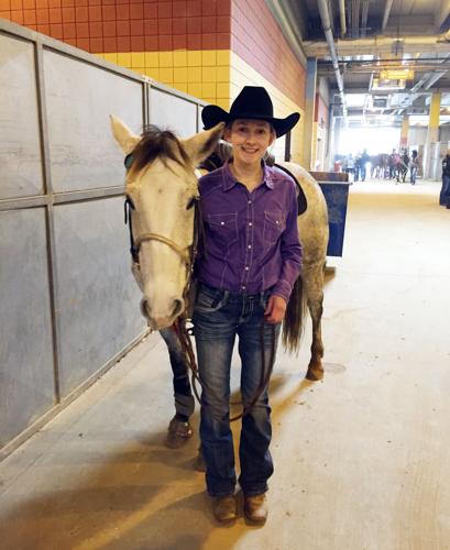 Not horsin' around: Faribault's Taviah Johnson keeps busy barrel racing ...