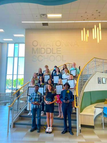 Owatonna Middle School awards three young leaders | News | southernminn.com