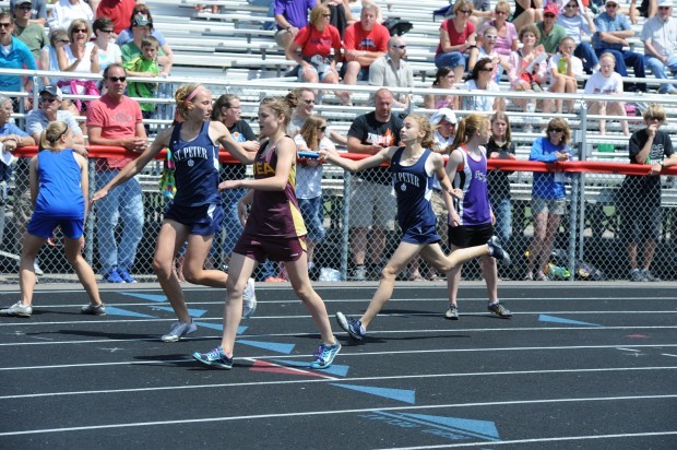 St. Peter girls track qualifies five for state | Sports | southernminn.com