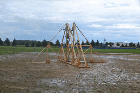 AP physics builds largest trebuchet to date | News | southernminn.com
