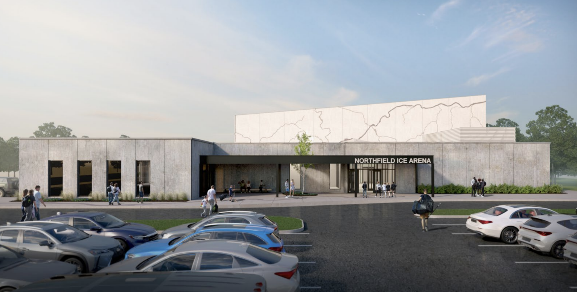 Updates on Northfield ice arena project: More parking; $4 million ...
