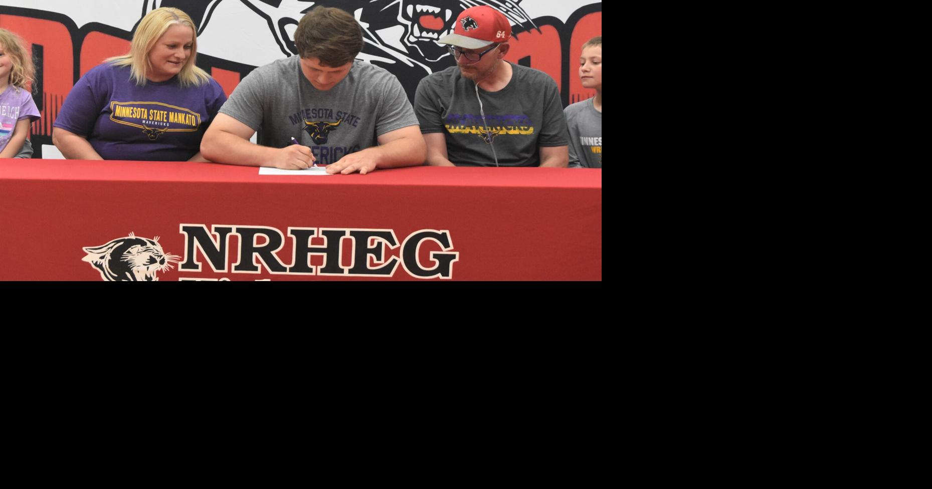 Misgen the Maverick: NRHEG’s Misgen signs to wrestle with MSU-Mankato ...