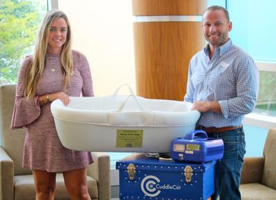 Couple donates special bassinet to help grieving parents | News ...
