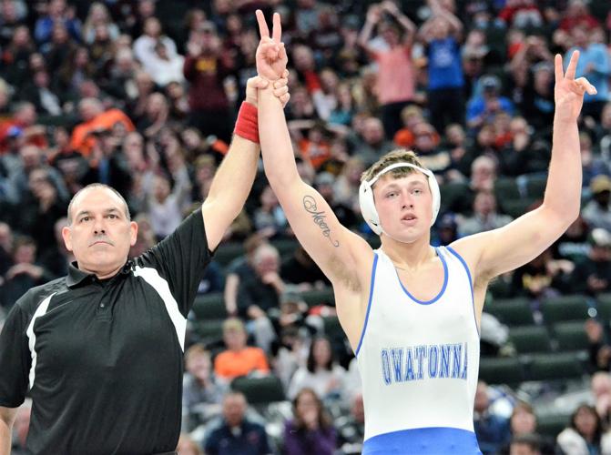 Moen is the man: Owatonna senior clinches 2nd straight state title in ...