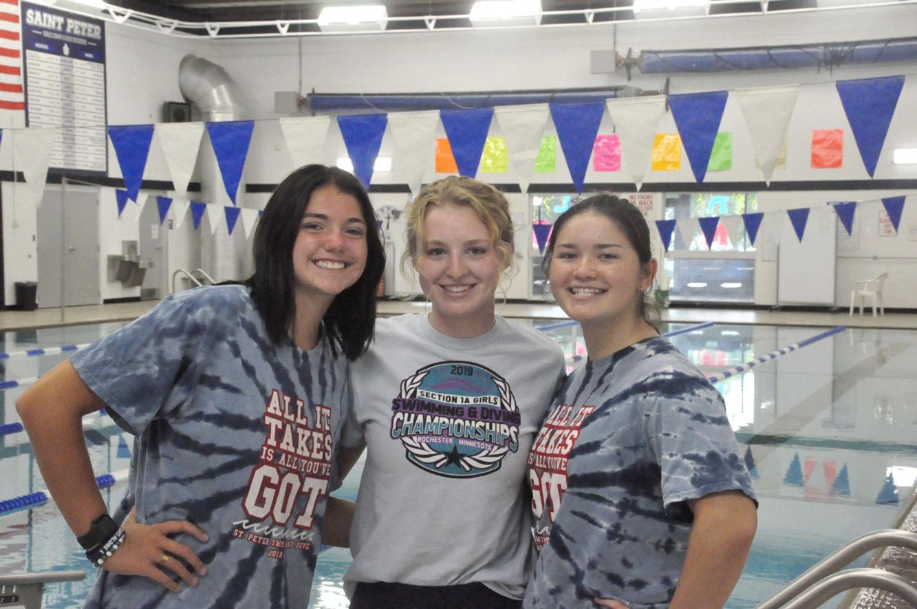 St. Peter swim and dive team captains aim to instill strength and ...
