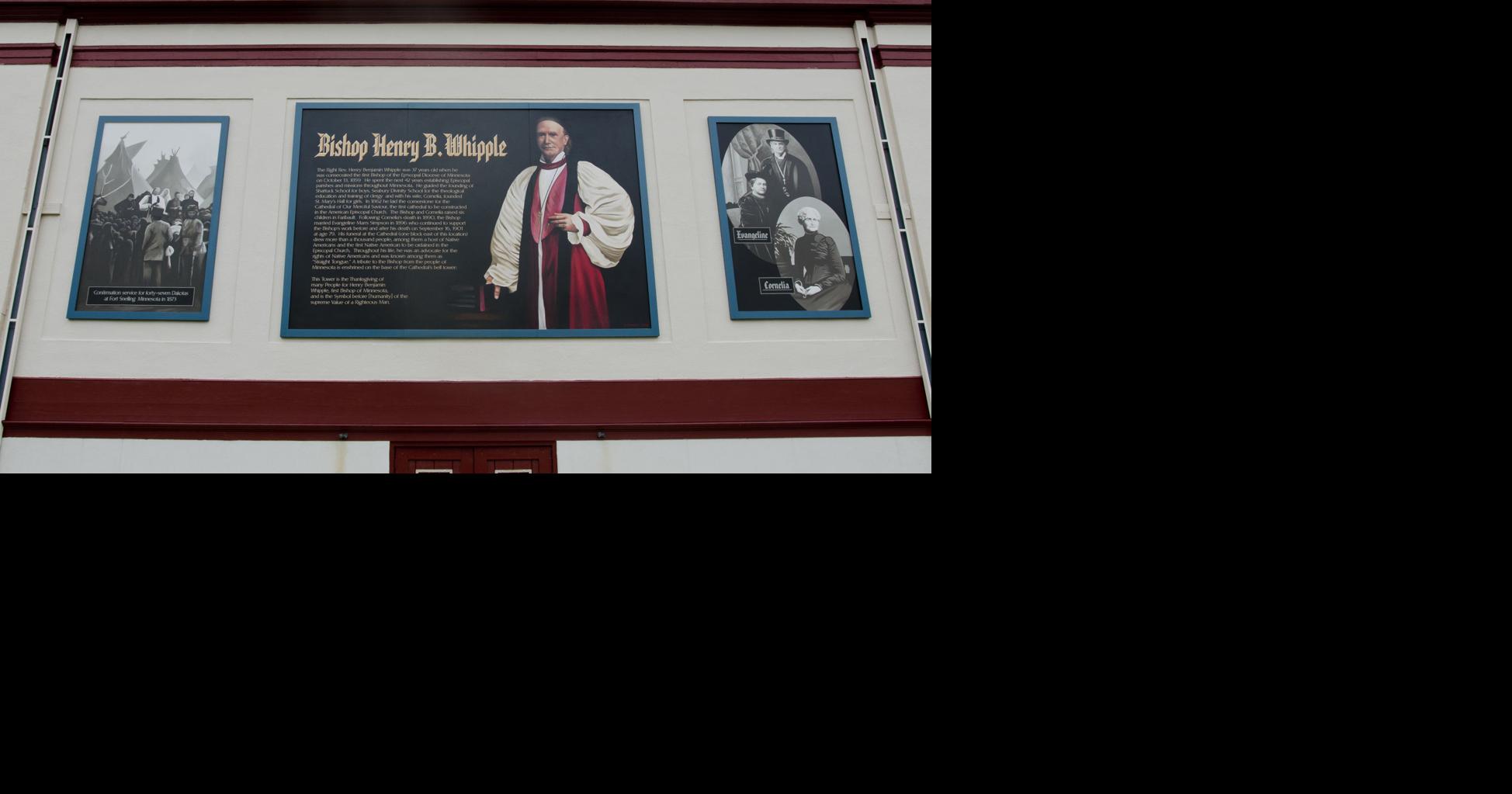 Bishop Whipple's mural installed in Central Park's bandshell ...