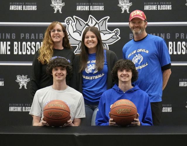 Blooming Prairie’s Lembke, Hein twins sign to play at the collegiate ...