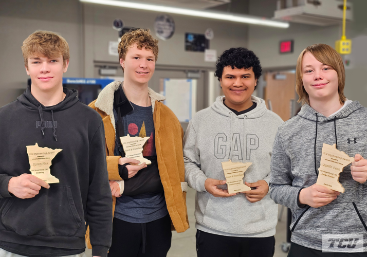 TCU Intro to Engineering Design students work on container project ...