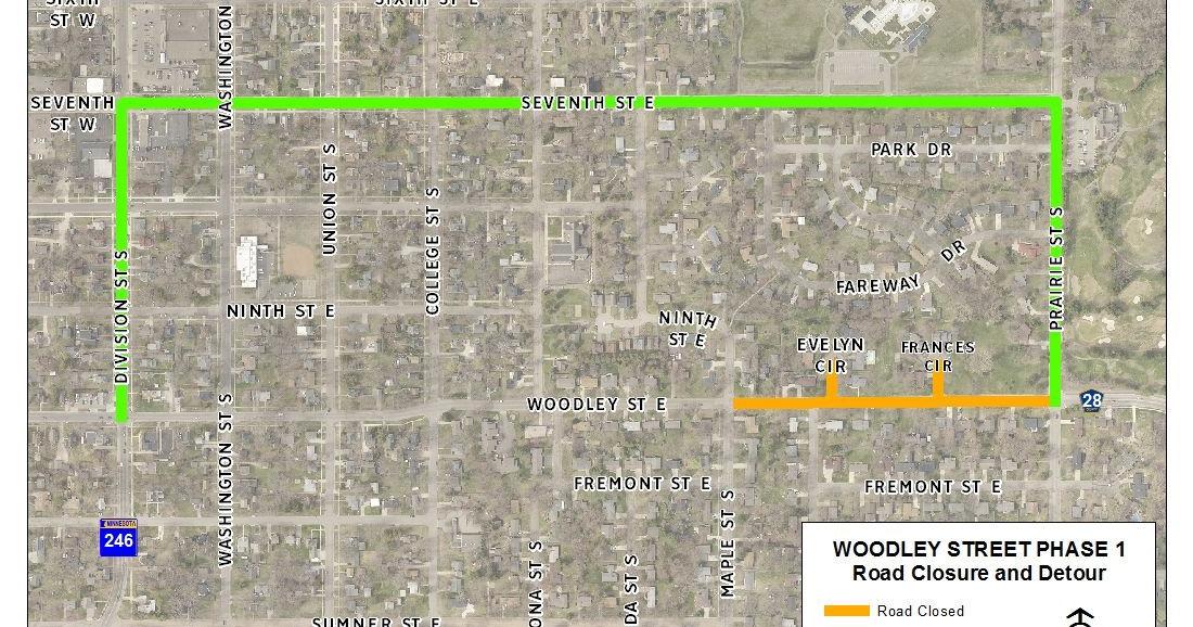 Woodley Street reconstruction will begin Monday | | southernminn.com