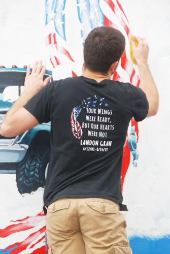 Friends and family honor Landon Gran with Third Street mural | News ...