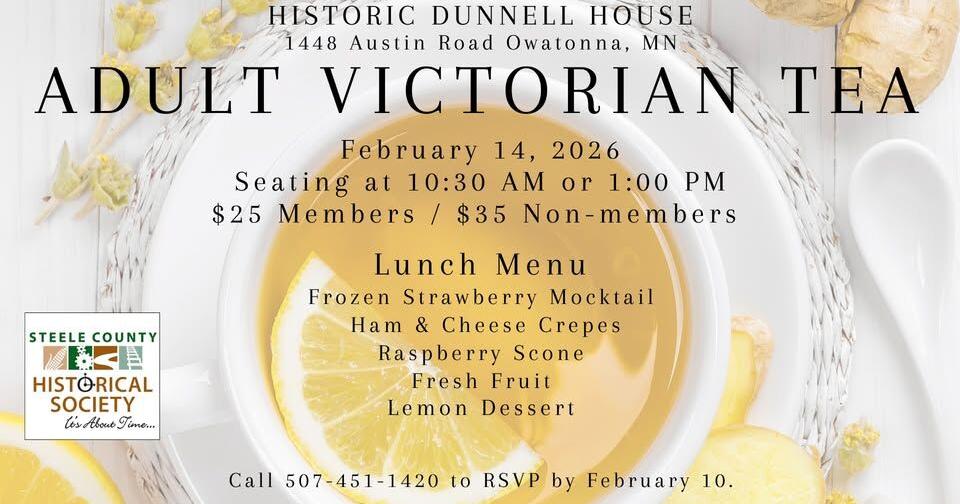 Adult Victorian Tea - Owatonna | Scene | southernminn.com