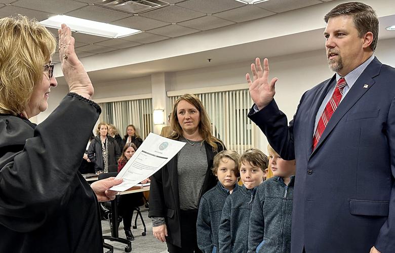 New county officials sworn in; hints at more convenient sessions | News ...