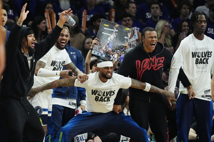 Edwards and Towns lead Timberwolves into the 2nd round of the NBA ...