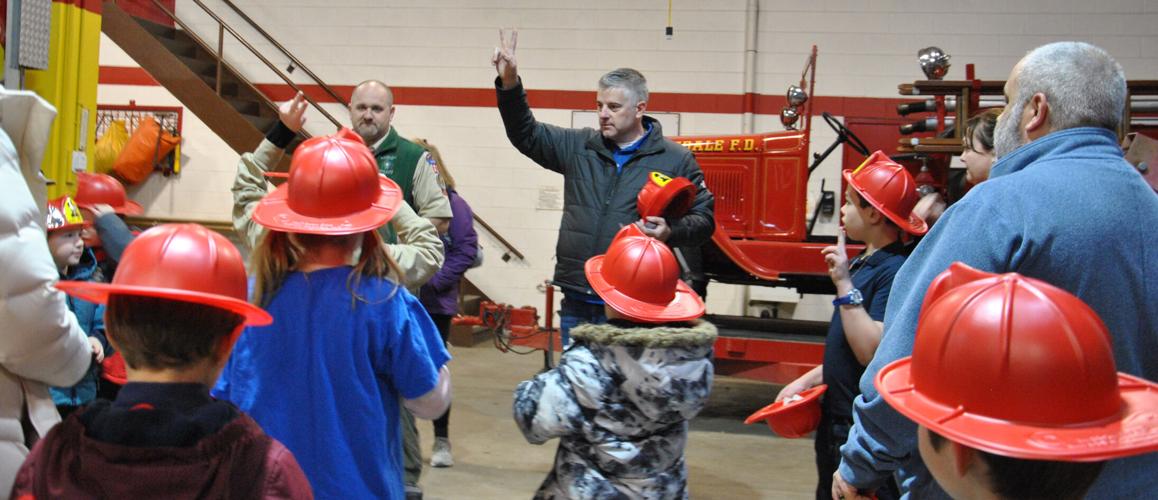 Lonsdale Cub Scouts tour fire station with captain | News ...