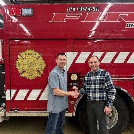 Le Sueur Fire honors 20 year service members | | southernminn.com