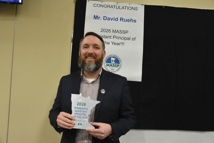 TCU's David Ruehs surprised with Minnesota's Principal of the Year ...