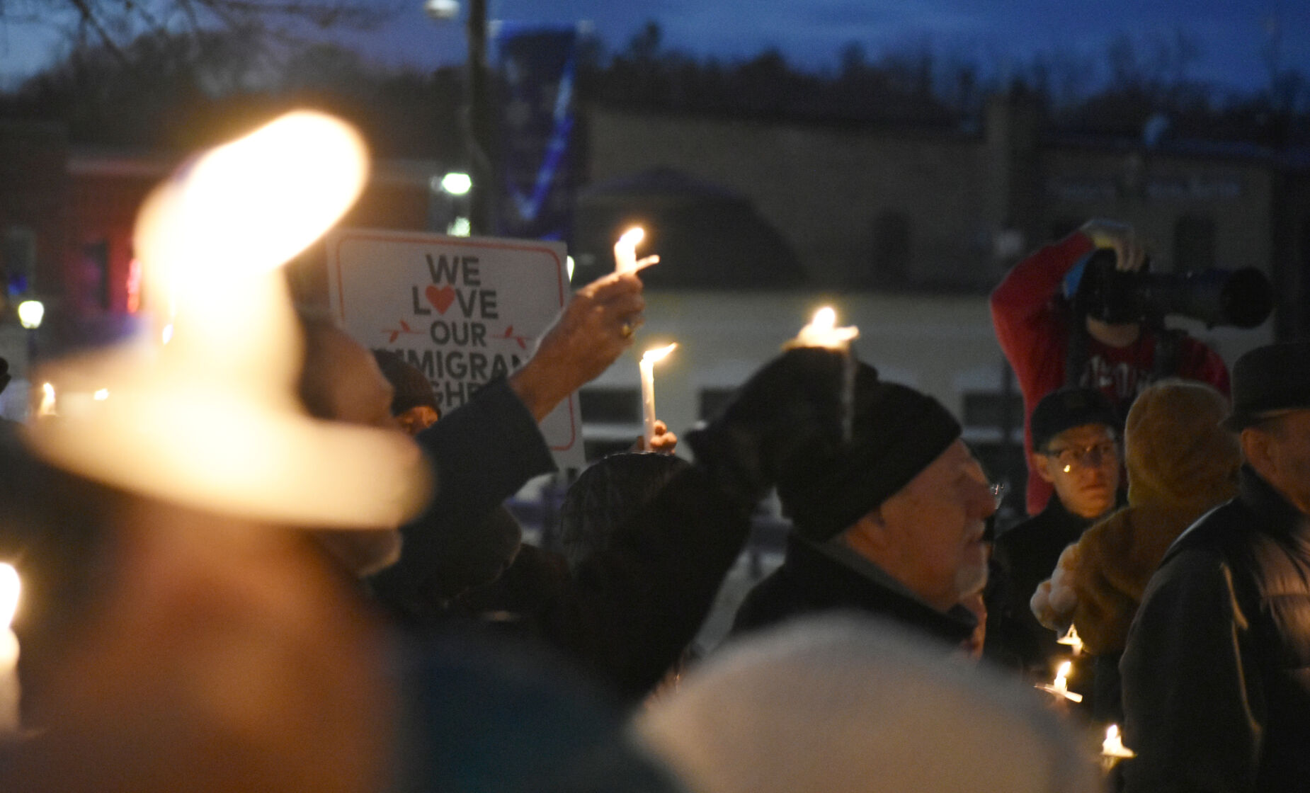 Over 200 Northfielders gather in solidarity with neighbor detained by ...