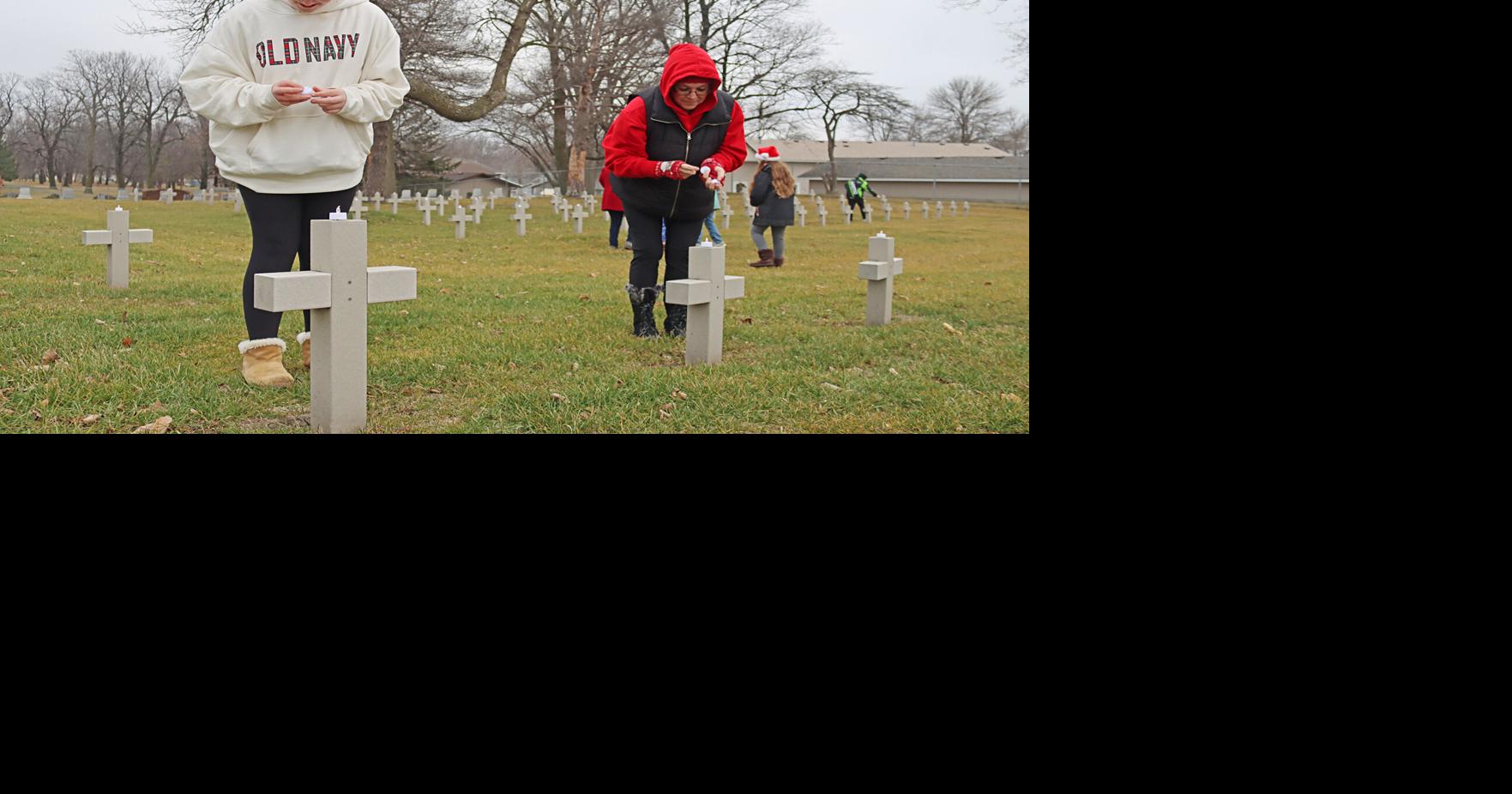 Volunteers light up Children's Cemetery for Christmas | News ...