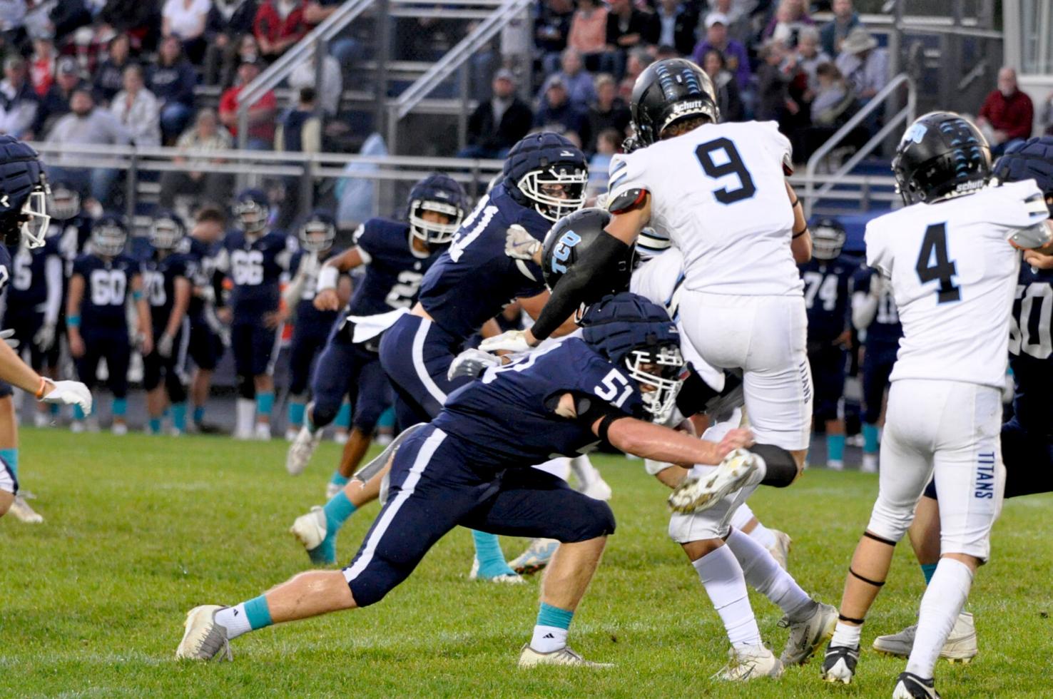 St. Peter football secures road victory over Albert Lea in smash mouth ...