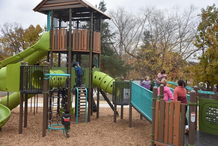 St. Peter debuts Gorman Park playground in ribbon cutting | News ...