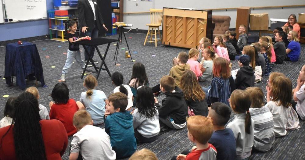 Michael Callahan brings the magic to South Elementary School | News ...