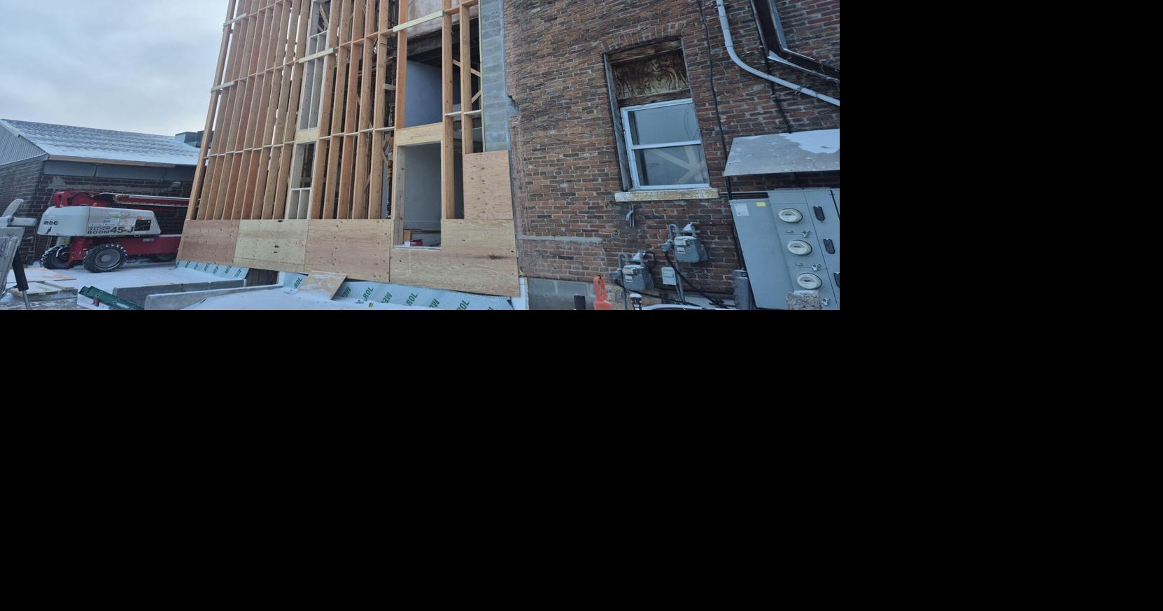 After suffering partial collapse, Waseca building well on way to full ...