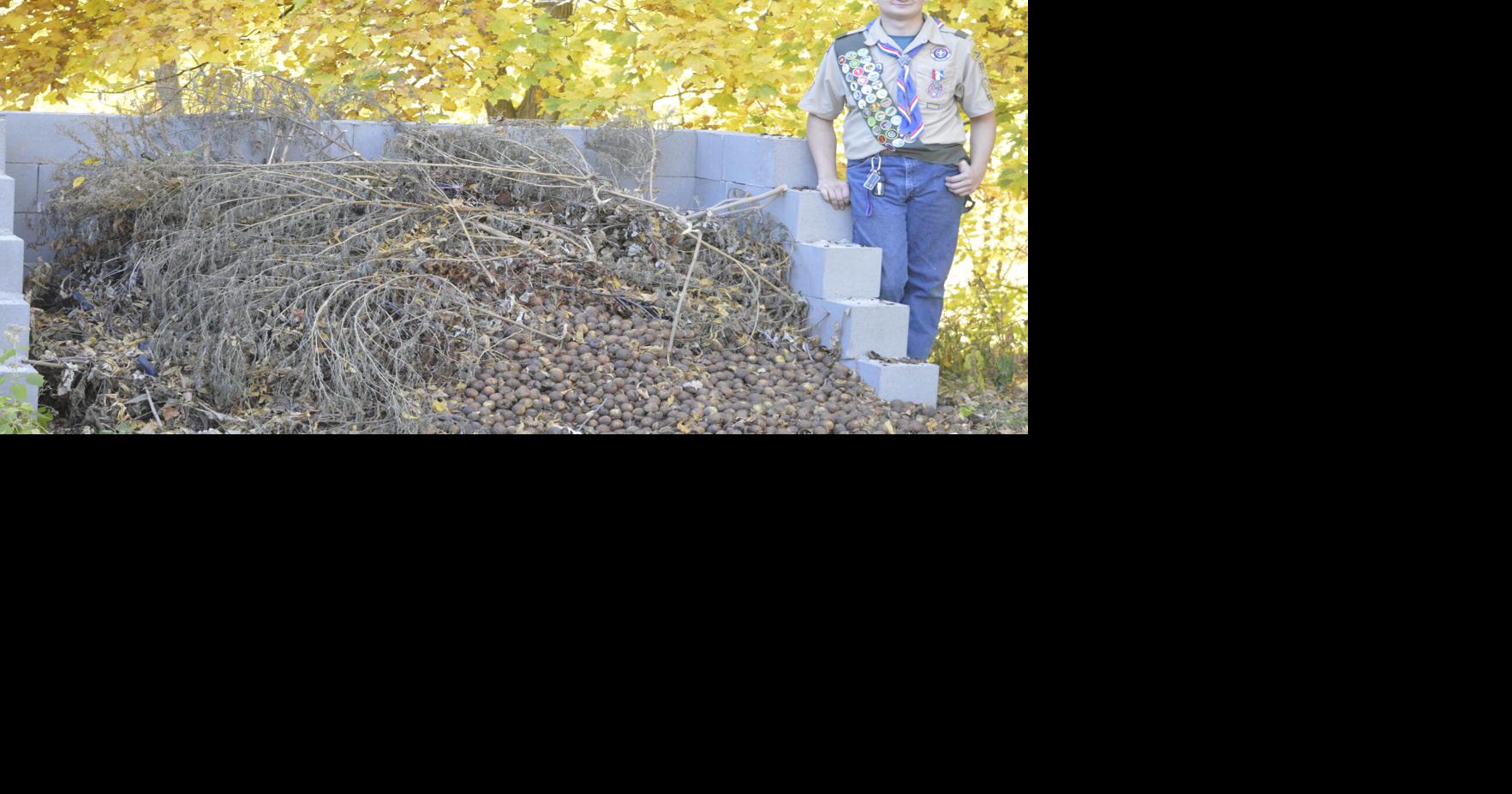 Boy Scout constructs compost pit for Ney Nature Center | News ...