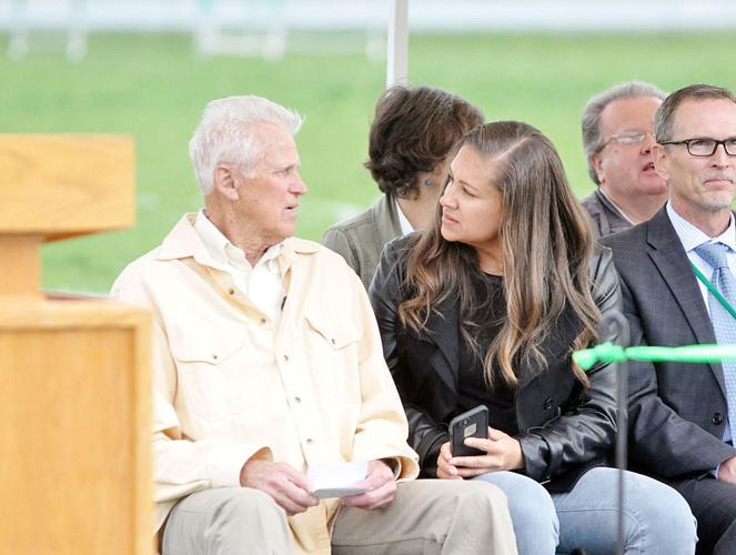 Ted Nelson enjoys track dedication ceremony among friends, family ...