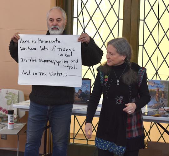 Author, illustrator celebrate Minnesota during library visit | News ...