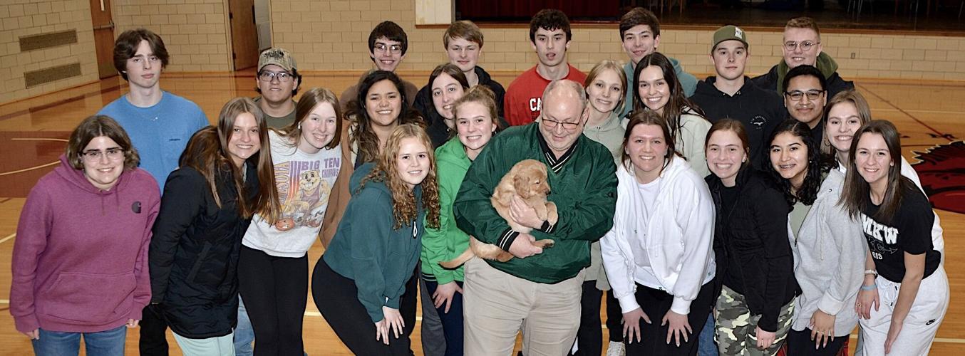 BA educator surprised with a puppy | Community | southernminn.com