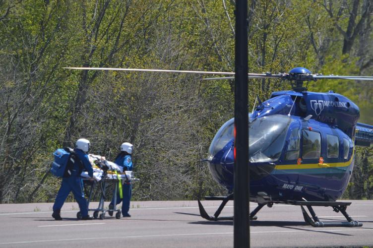 Victim evacuated by helicopter after broadside crash on 169 | News ...