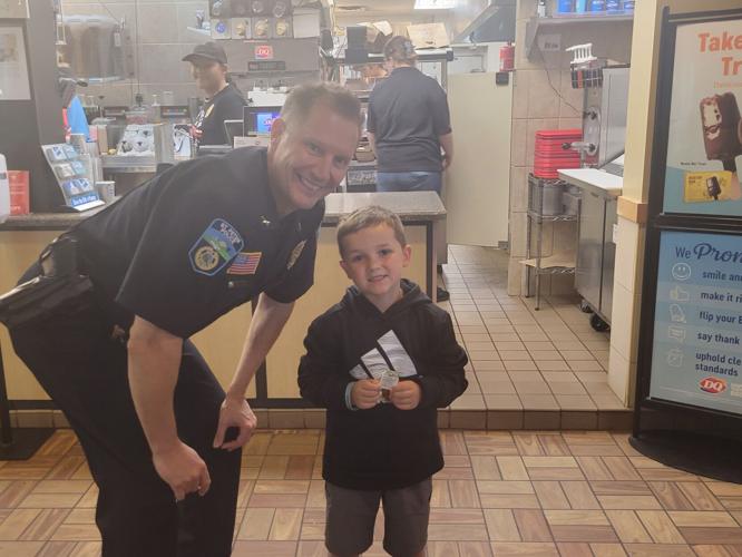Cone with a Cop bonds St. Peter police with community over DQ ice cream ...