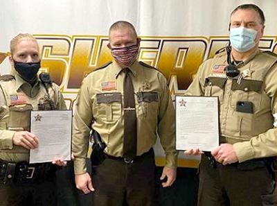 Deputies Hanson and Sundby recognized for communication, observation ...