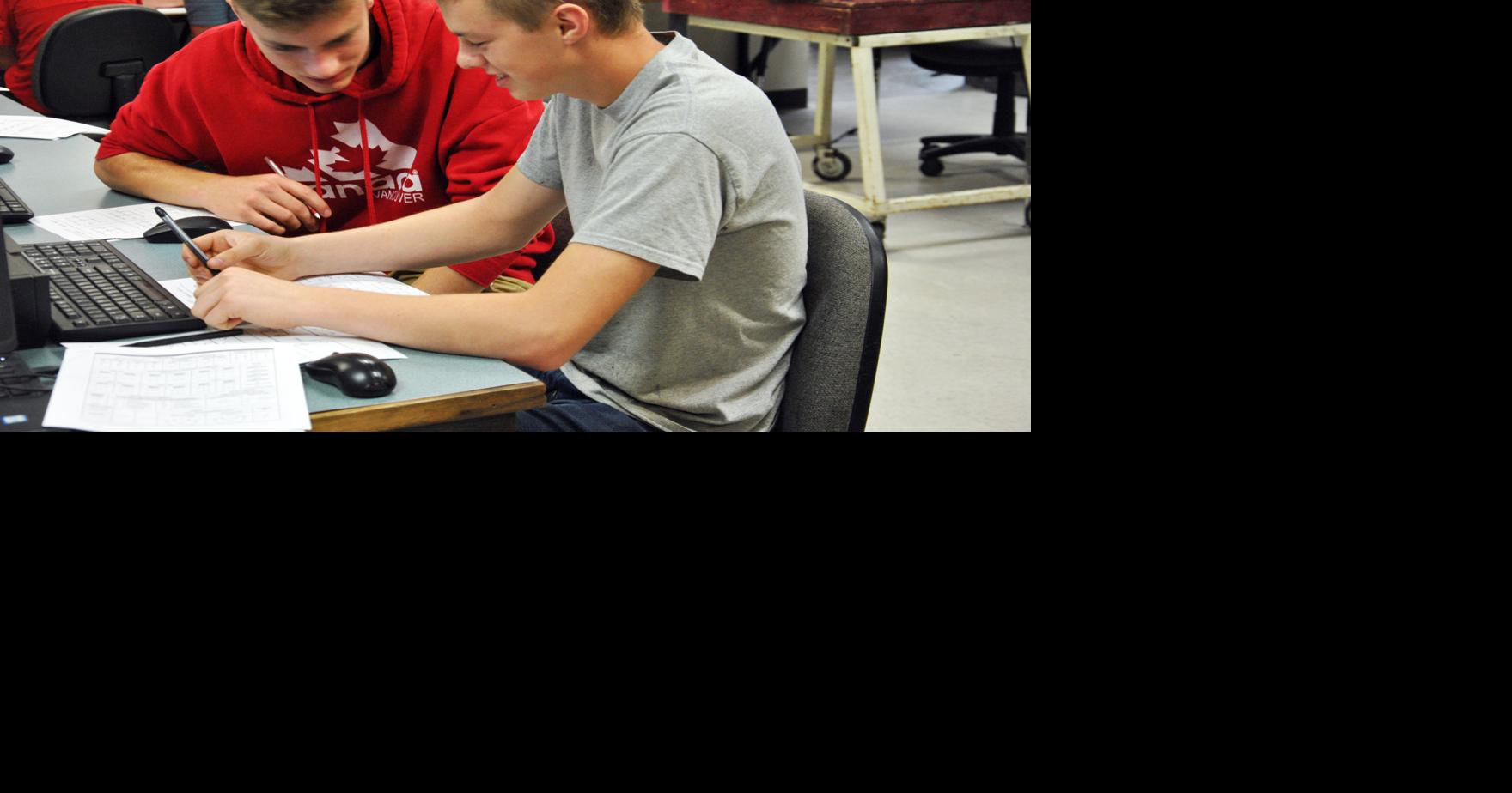 School-business collaboration let students access hands-on learning ...