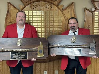 Le Center firefighter retirees honored at annual party | Community ...