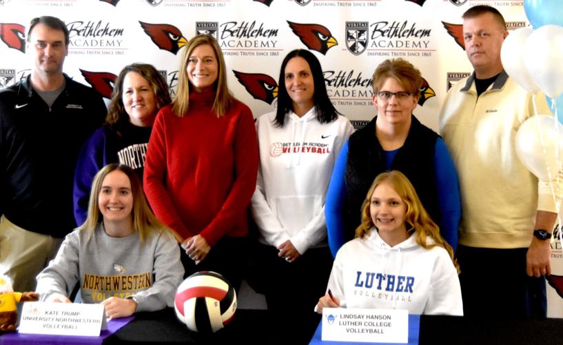 Signing day for BA volleyball stars Hanson and Trump | Sports ...