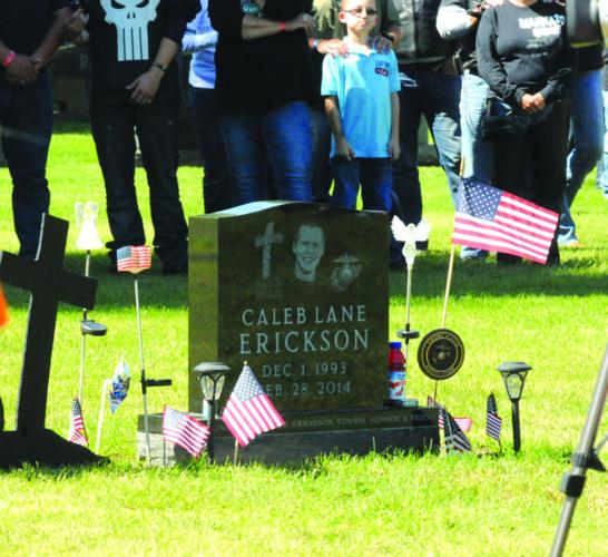 GALLERY: Hundreds pay their respects to Marine Cpl. Caleb Erickson at ...