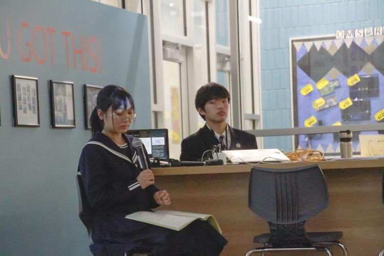 Japanese students present science research projects at OMS | News ...