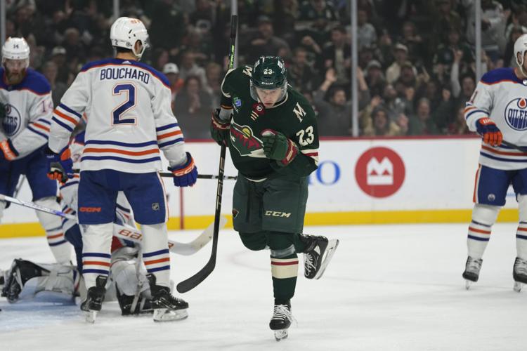 Ryan Hartman has hat trick on 5-point night, Wild beat McDavid-less ...