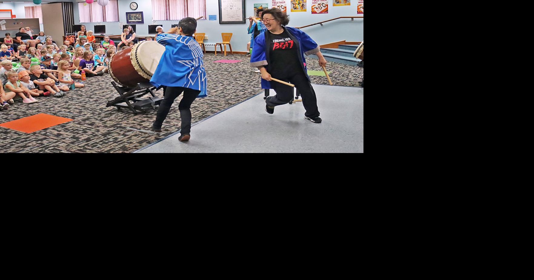 Japanese drum ensemble rocks Owatonna Public Library | News ...